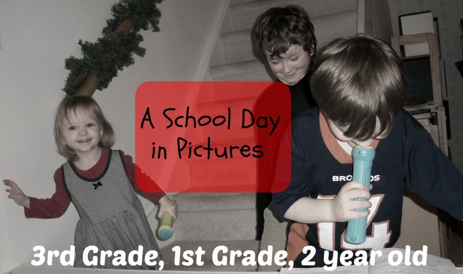 A School Day in Pictures – Eclectic Homeschooling